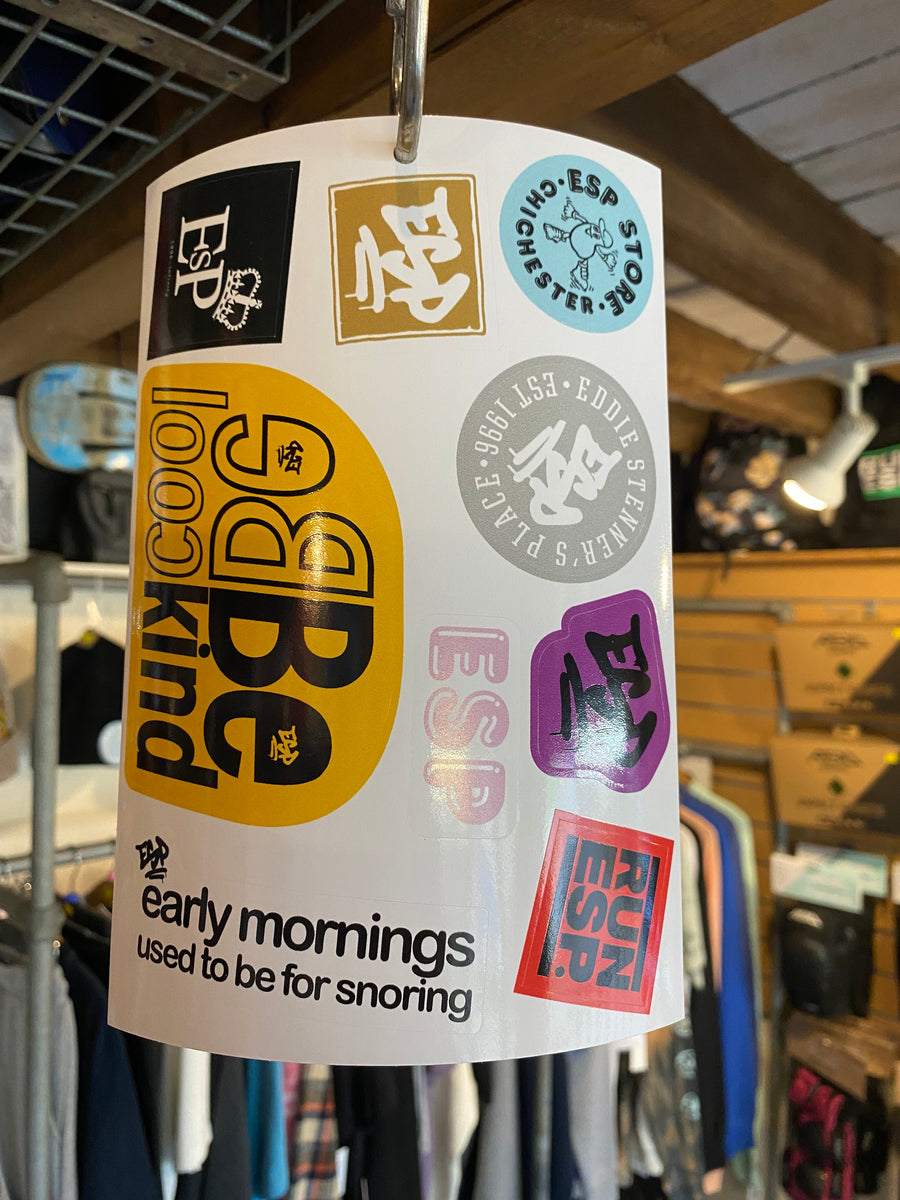 ESP Sticker Sheet – ESP skate store